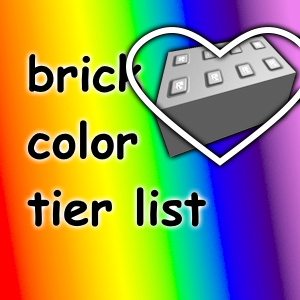 Create a Roblox Brick Color Tier List - TierMaker