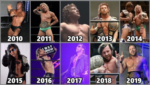 Create a AEW/NJPW/ROH Kenny Omega Career Ranked By Year Tier List - TierMaker