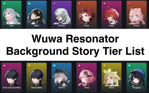 Create a Wuthering Waves Resonator Background Story Tier List - TierMaker