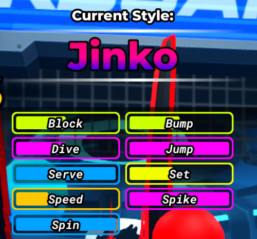 Create a Volleyball Legends Styles Tier List - TierMaker