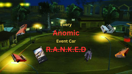 Create a Anomic Event Cars Ranking! Tier List - TierMaker