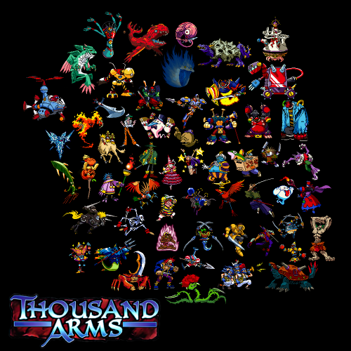 Create a Thousand Arms Enemies Tier List - TierMaker