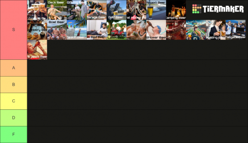 Create a Men beer tier connundrum Tier List - TierMaker