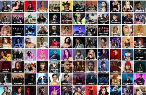 Create a 250+ MUSIC ARTIST TIER LIST Tier List - TierMaker