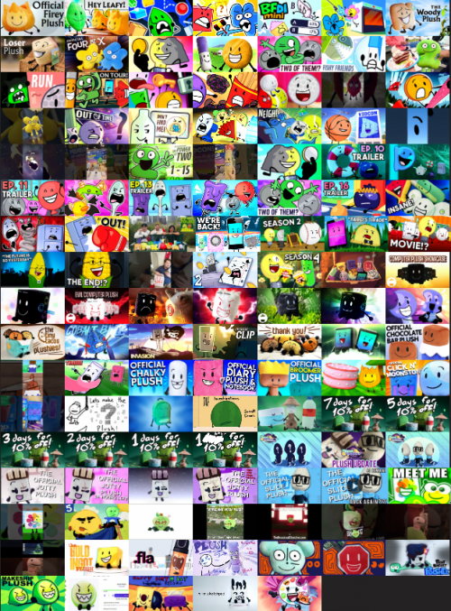 Create a Object Show Official Plush Videos Tier List - TierMaker