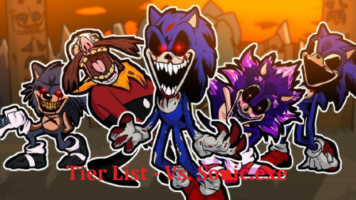 Create A Vs Sonic Exe Tier List Tiermaker