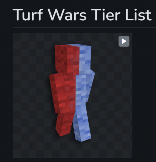 Create a Turf Wars (2024) Tier List - TierMaker