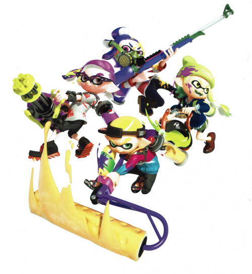 Create a *250+* SPLATOON CHARACTERS bands+enemies+etc (no coroika) Tier ...