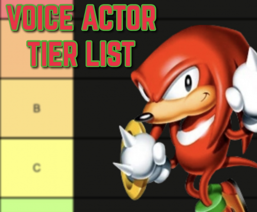 Create a Knuckles the Echidna Voice Actors Tier List - TierMaker