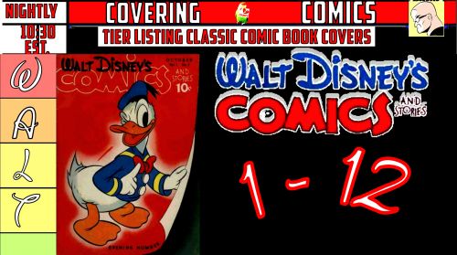 Create a Walt Disney Comics 1 - 12 Tier List - TierMaker