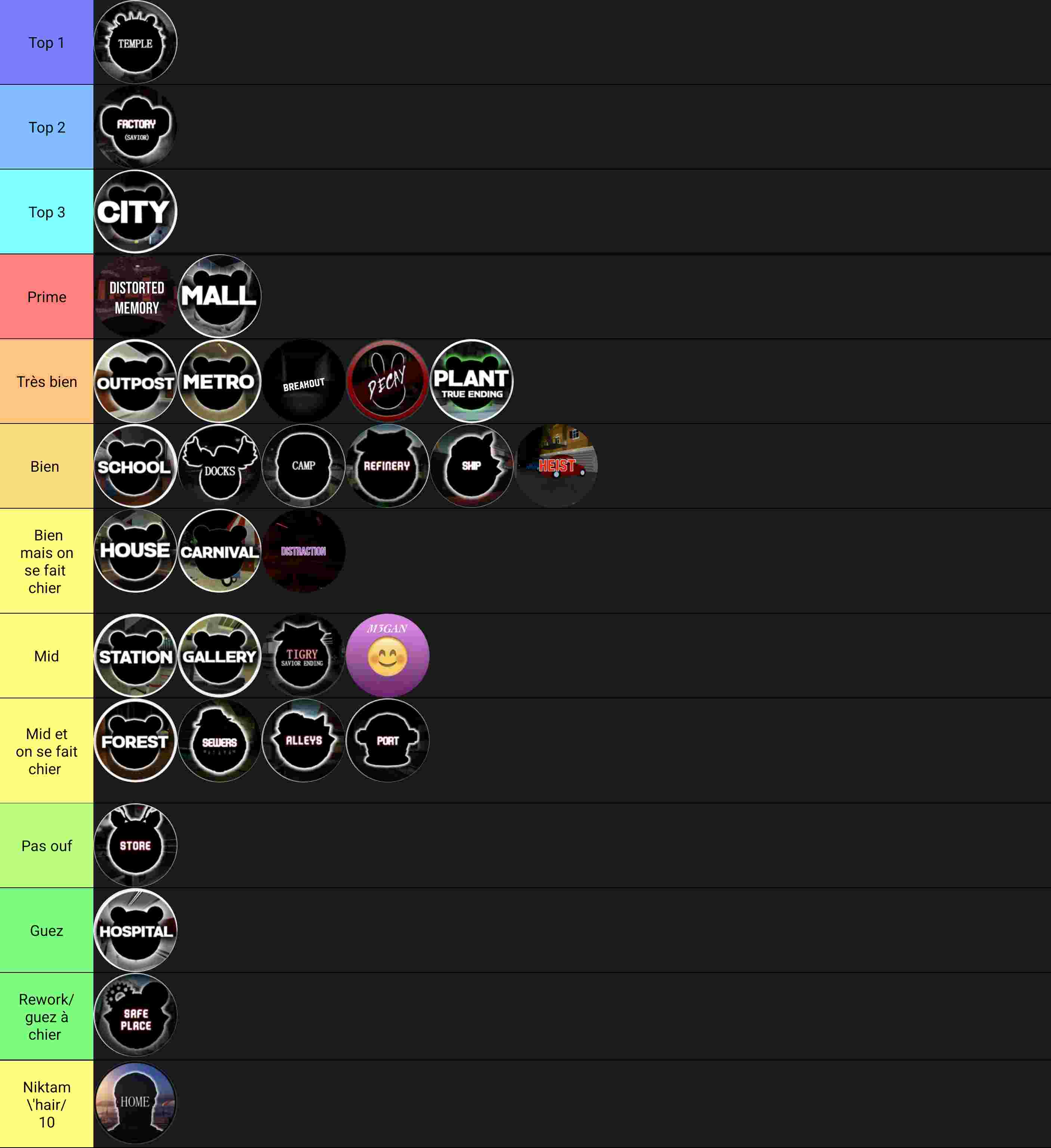 Piggy Chapters (Book 1, Book 2, CFC's & Extra Maps) Tier List ...