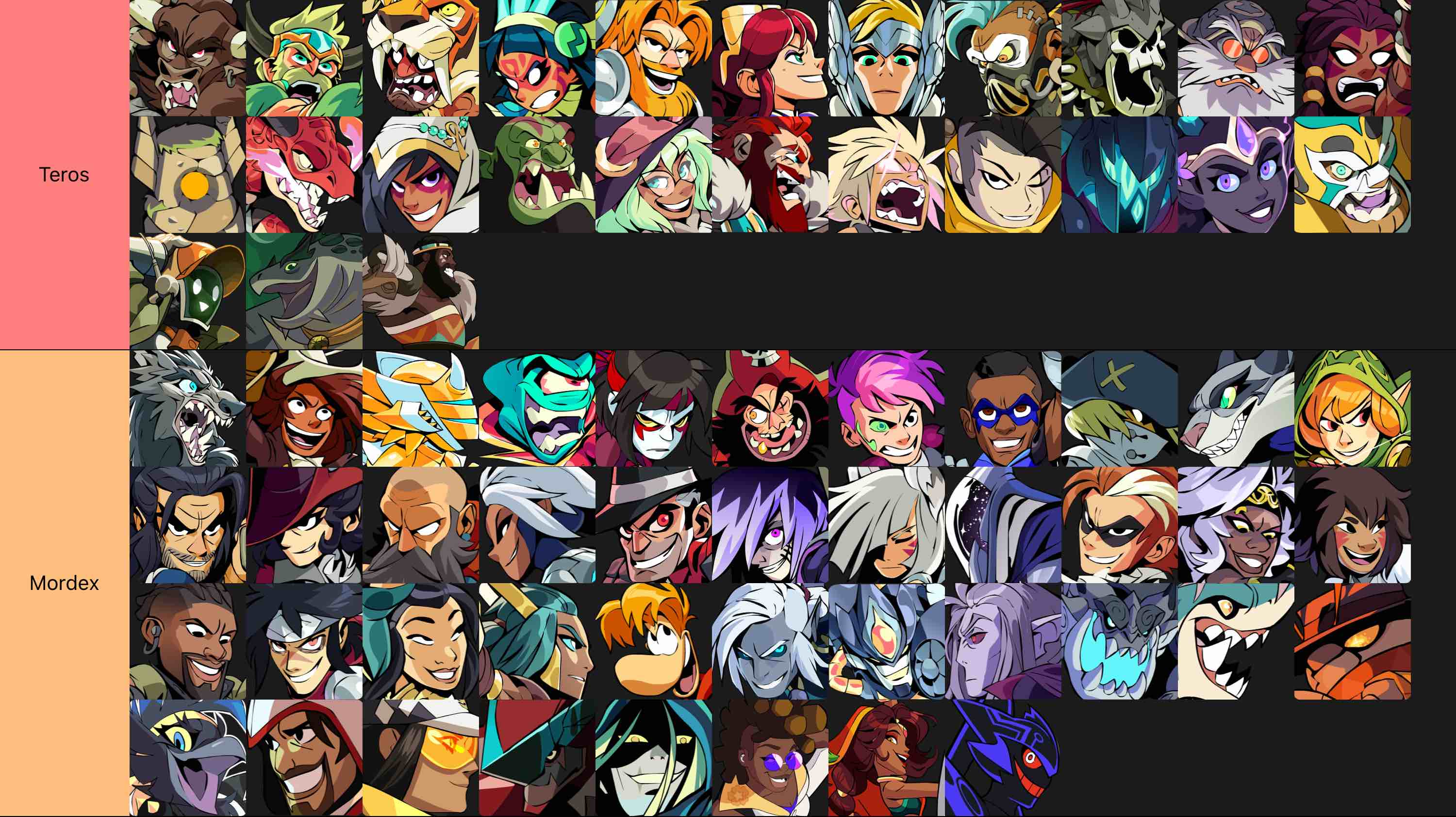 Brawlhalla Legends [Ransom] Tier List (Community Rankings) - TierMaker