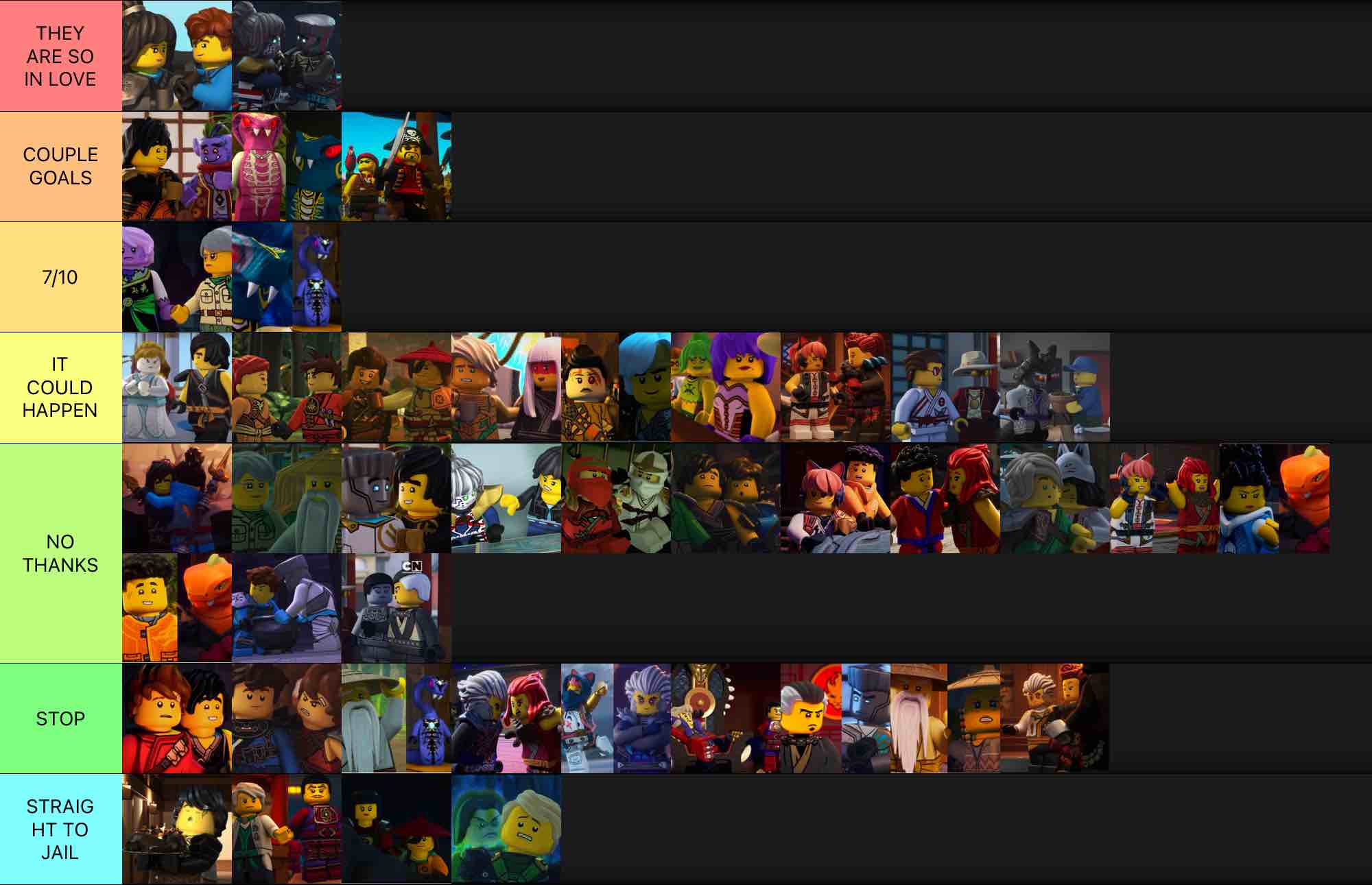 Ninjago Ships Tier List (Community Rankings) - TierMaker