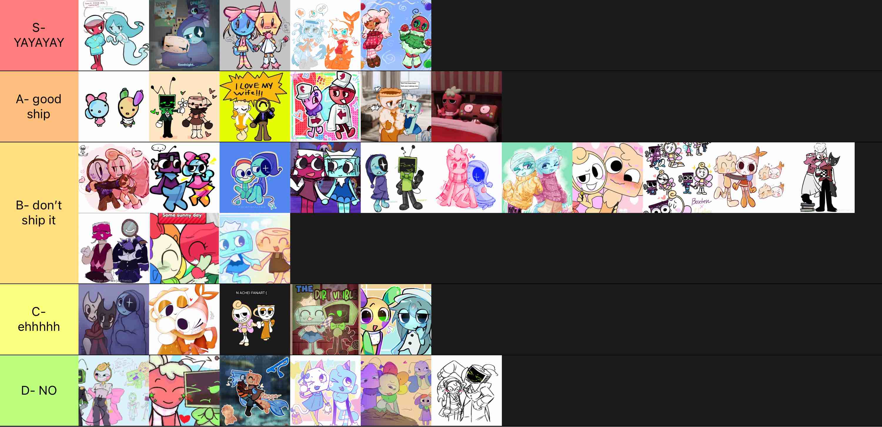 Dandy world ships Tier List (Community Rankings) - TierMaker