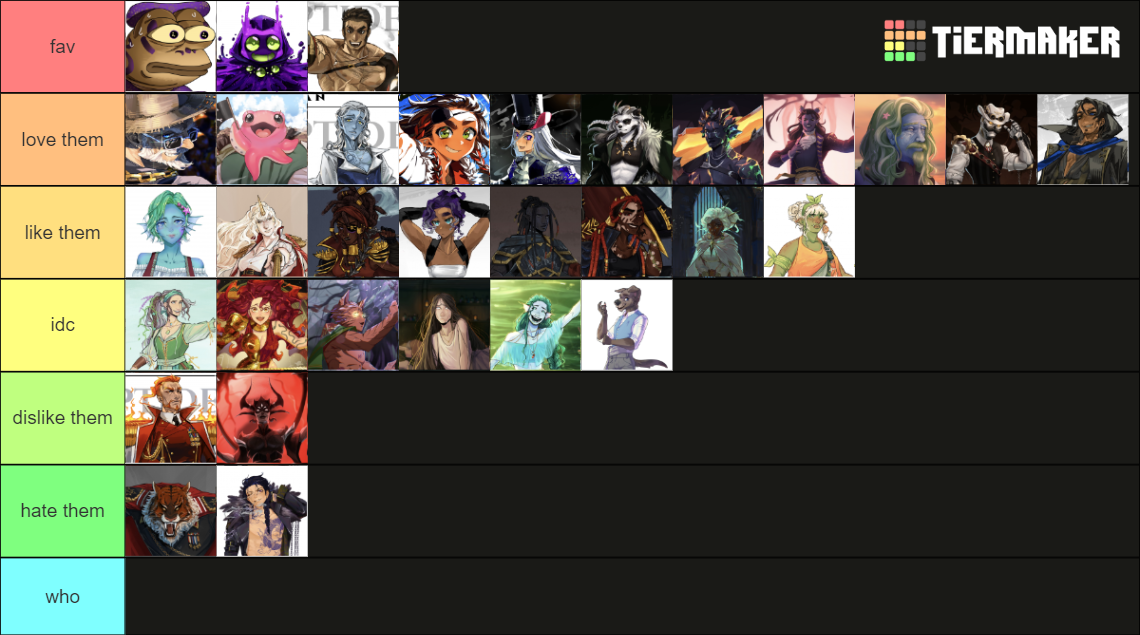 jrwi riptide npcs Tier List (Community Rankings) - TierMaker