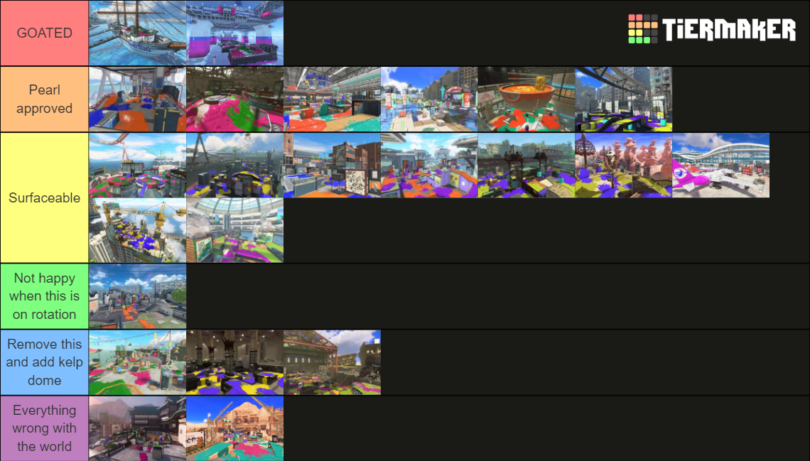 All Splatoon 3 Maps (As of Fresh Season 2024) Tier List (Community ...