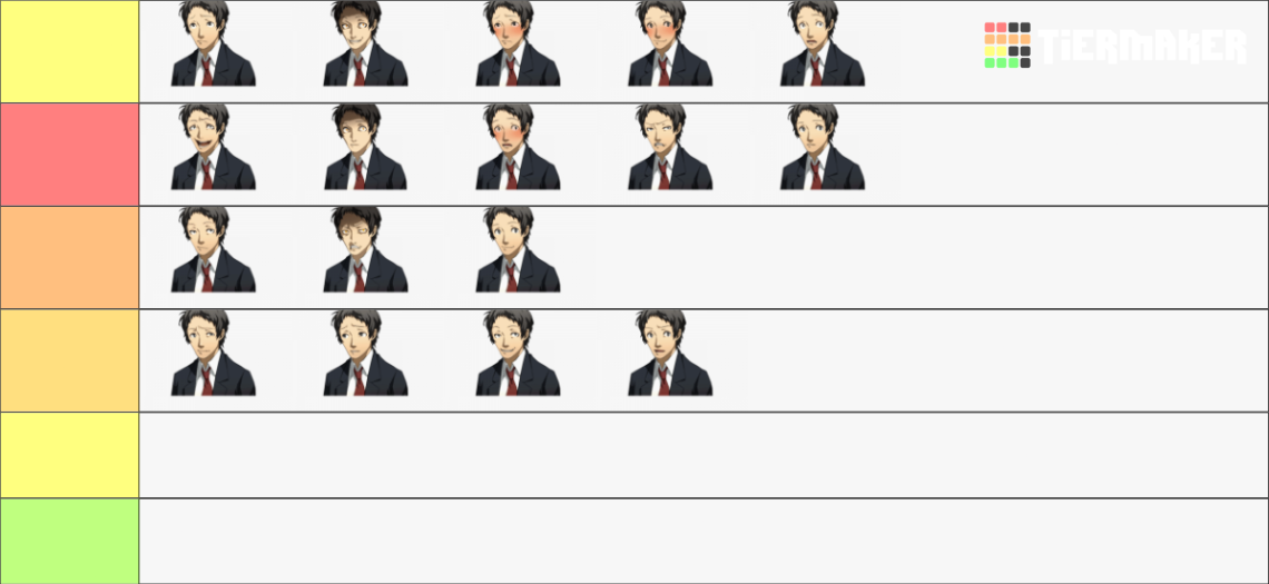Tohru Adachi Sprite Tier List (Community Rankings) - TierMaker
