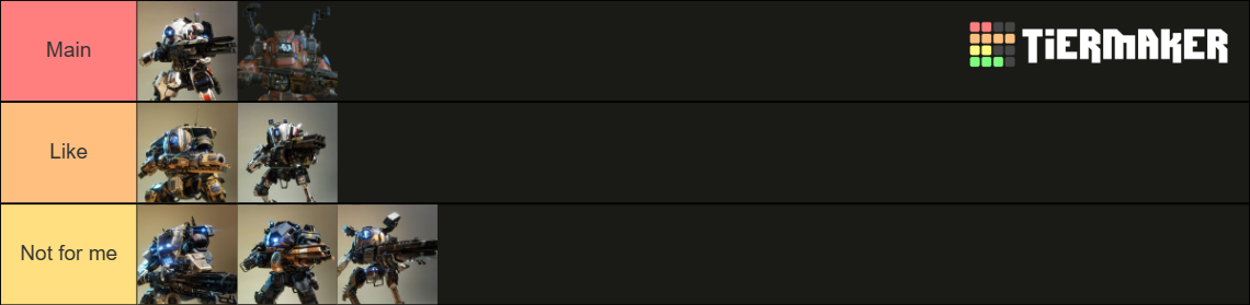 Titanfall 2 Titans Tier List (Community Rankings) - TierMaker