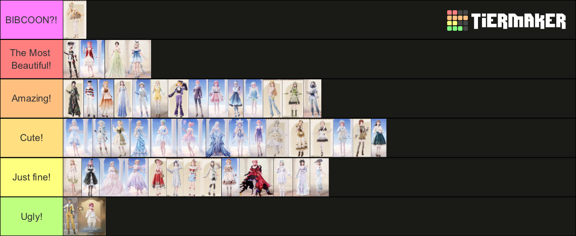 Every Outfit in Infinity Nikki Tier List (Community Rankings) - TierMaker