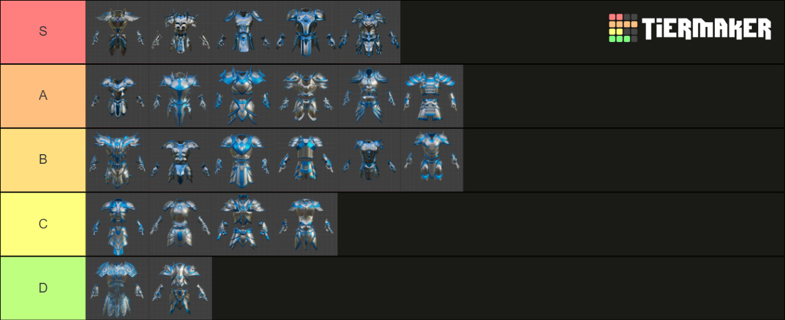 Ironstrike Armors Tier List (Community Rankings) - TierMaker