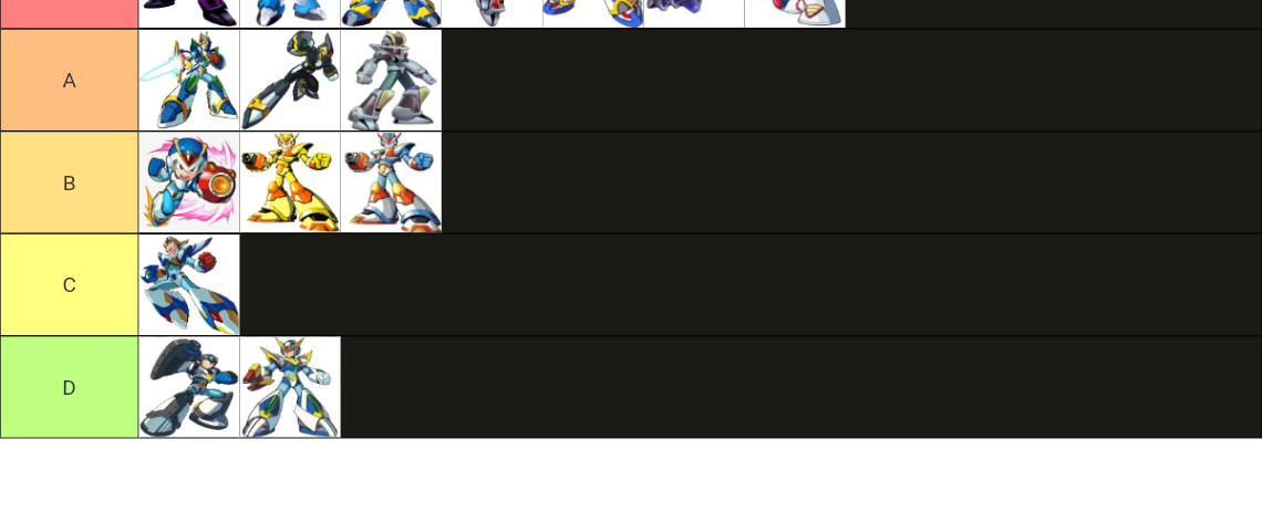 MegaMan X Armors Tier List (Community Rankings) - TierMaker MegaMan X Armors Tier List (Community Rankings) - TierMaker