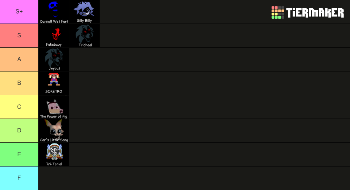 FNF Hit Single Tier List (Community Rankings) - TierMaker