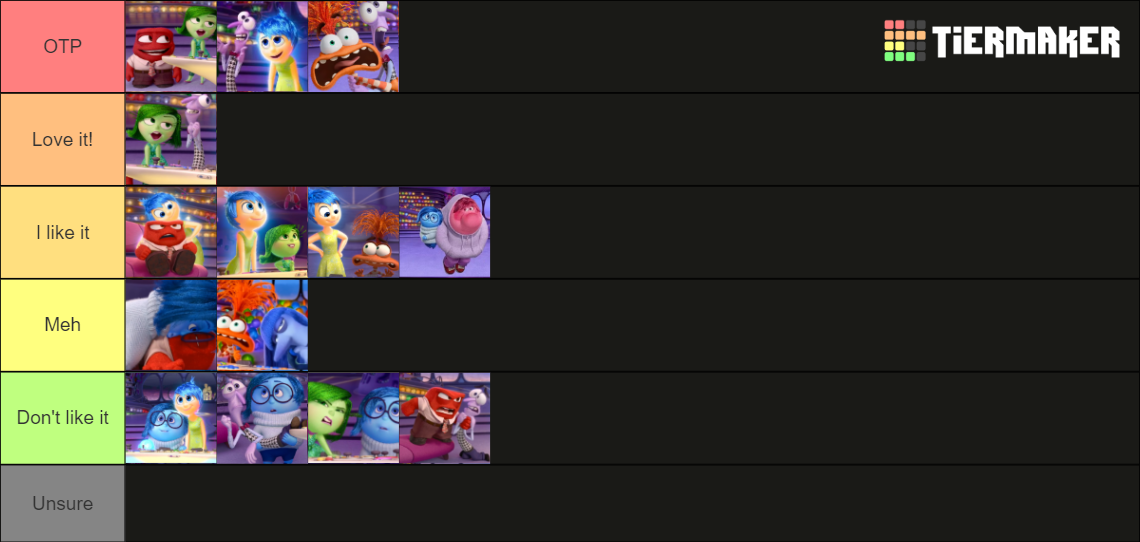 Inside Out ships Tier List (Community Rankings) - TierMaker