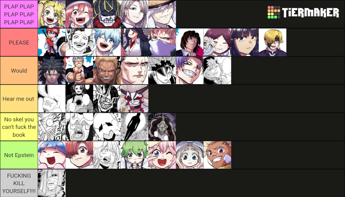 Undead Unluck All "important" characters for a ranking Tier List ...
