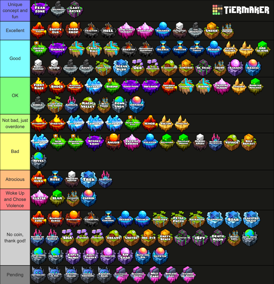 All GD Gauntlet Levels (October 2024) Tier List (Community Rankings ...