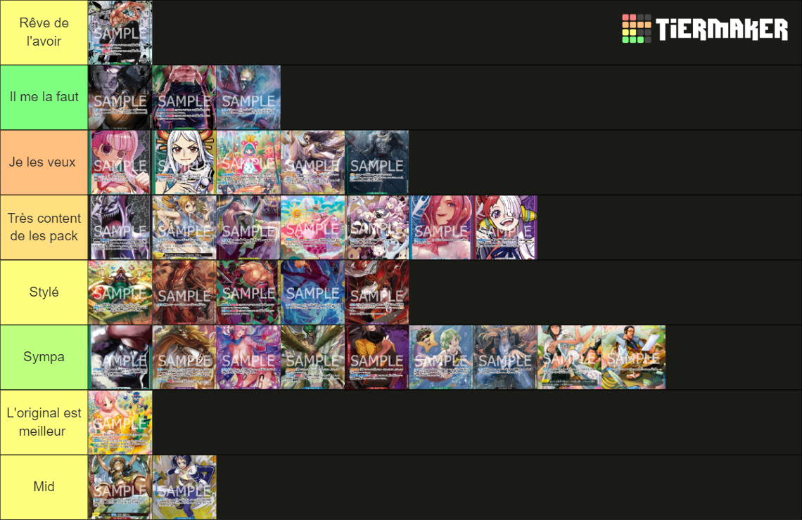 ONE PIECE TCG OP06 Alt Art Tier List (Community Rankings) - TierMaker