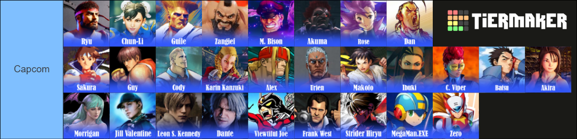 Marvel VS Capcom Roster Prediction or Wishlist Tier List (Community ...