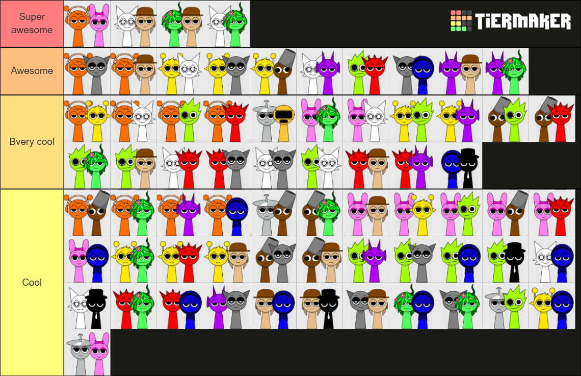Sprunki Ship Tierlist Tier List (Community Rankings) - TierMaker
