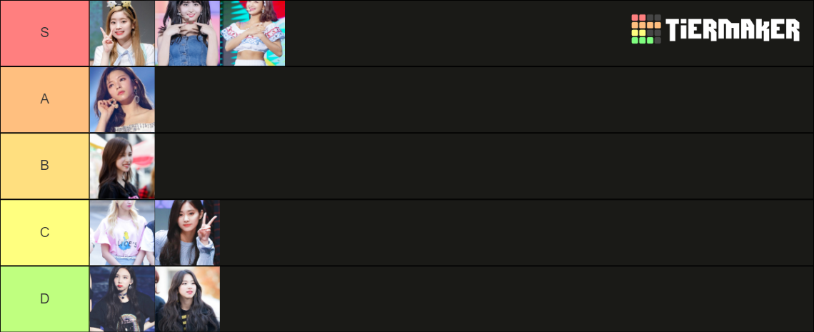 TWICE MEMBERS Tier List (Community Rankings) - TierMaker