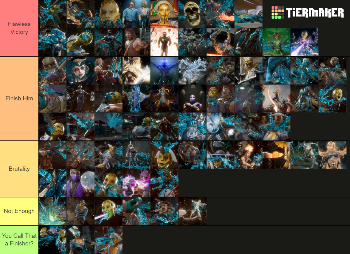 Mortal Kombat 11 Fatalities Tier List (Community Rankings) - TierMaker
