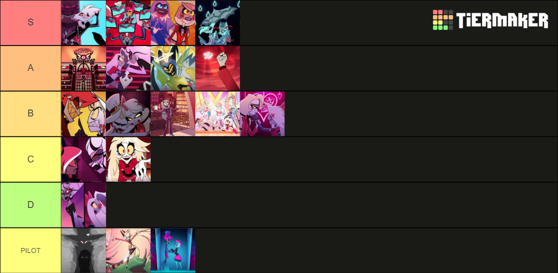 Hazbin Hotel Season 1 Songs Tier List (Community Rankings) - TierMaker