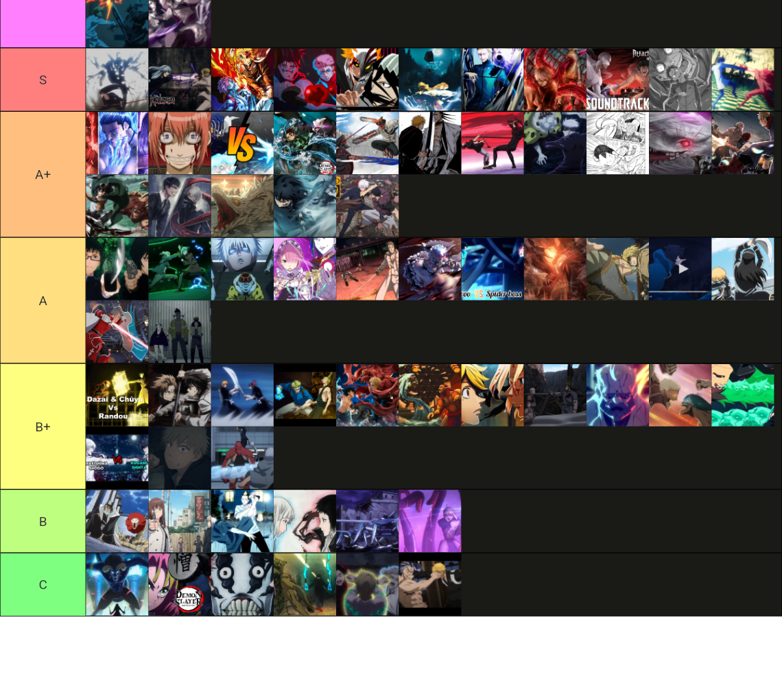 Best anime fights Tier List (Community Rankings) - TierMaker