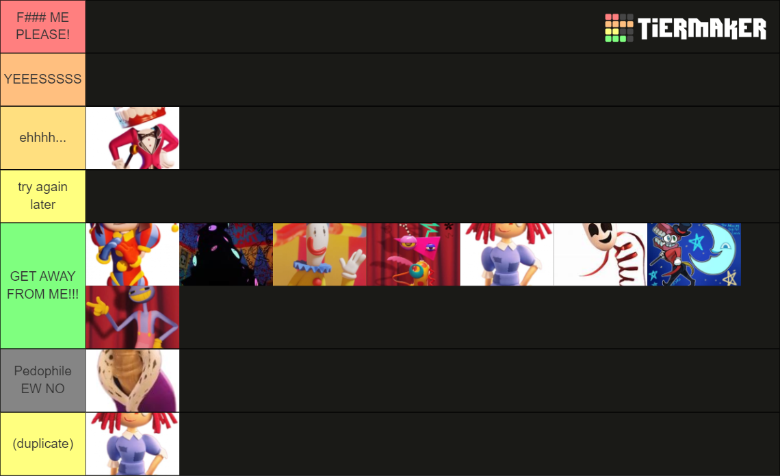 tadc smash or pass :) Tier List (Community Rankings) - TierMaker