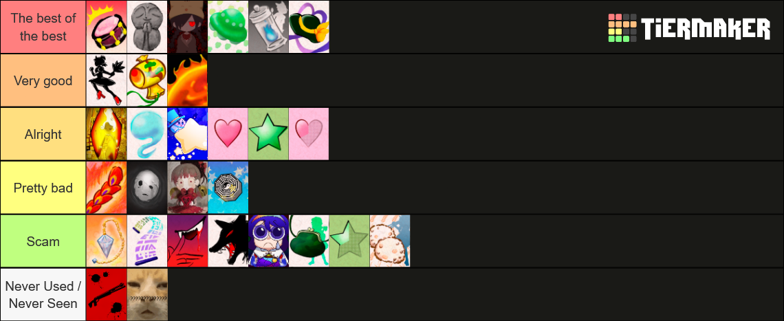 Fumo Horrors Spell Cards Tier List (Community Rankings) - TierMaker