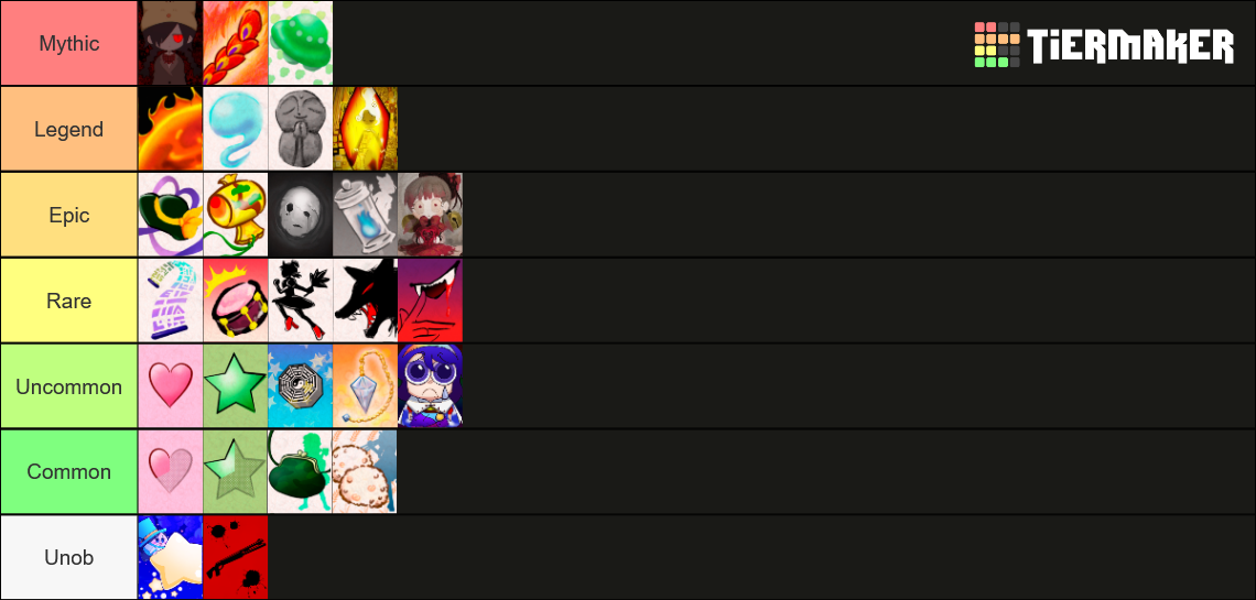 Fumo Horrors Spell Cards Tier List (Community Rankings) - TierMaker