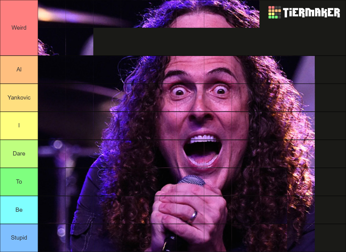 Weird Al Yankovic Puzzle Tier List (Community Rankings) - TierMaker