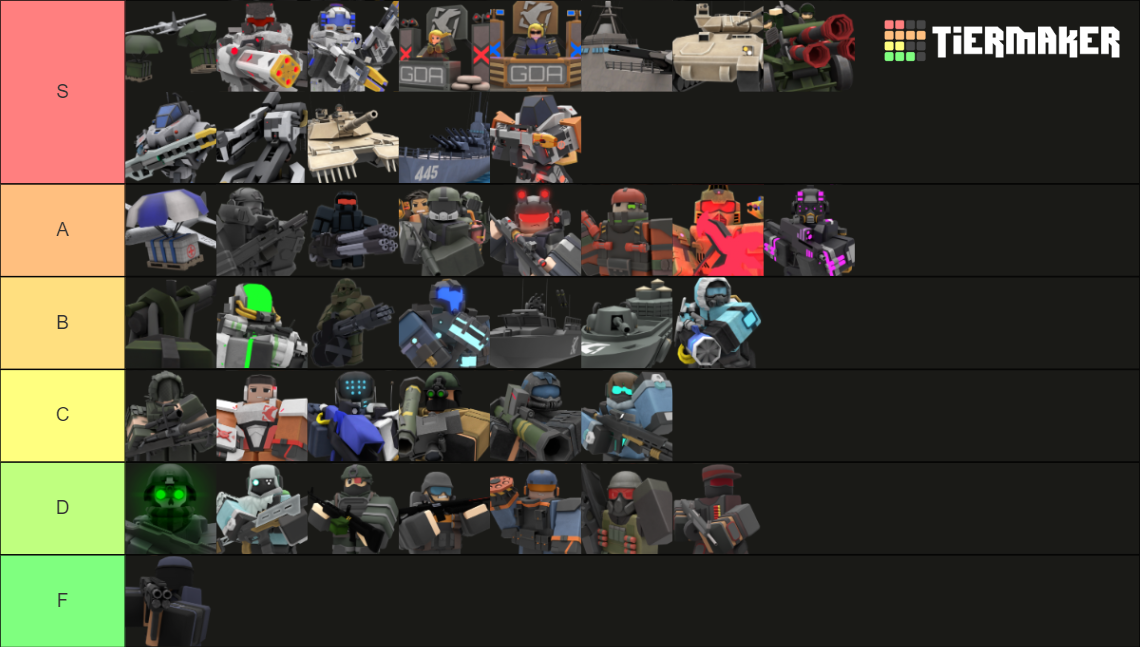 TDX Tower Path [GHOST] Tier List (Community Rankings) - TierMaker