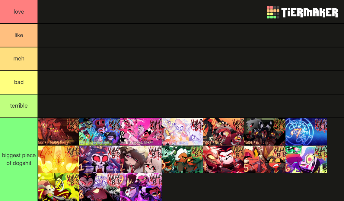 Helluva Boss Episodes (S1 E1 - S2 E9) Tier List (Community Rankings ...