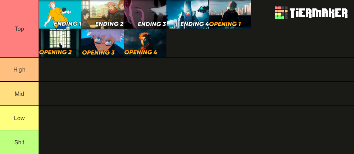 Jujutsu Kaisen Openings and Endings Tier List (Community Rankings ...