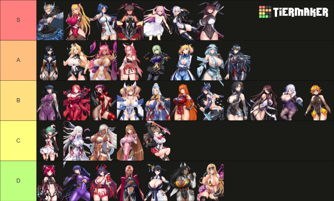 Action Taimanin Characters (July 2025) Tier List (Community Rankings) - TierMaker