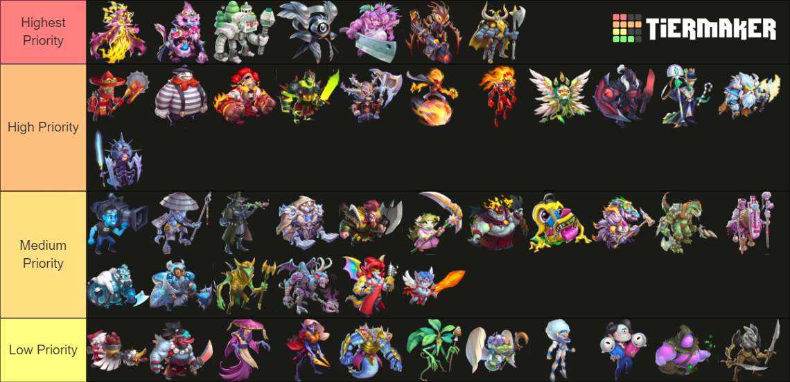 Monster Legends Tier List