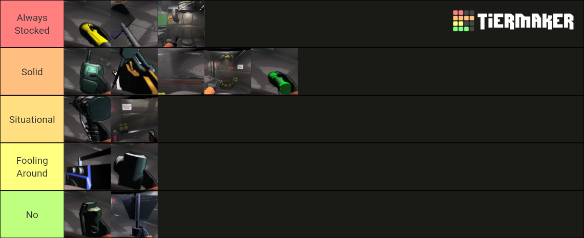 Lethal Company Items Tier List (Community Rankings) - TierMaker