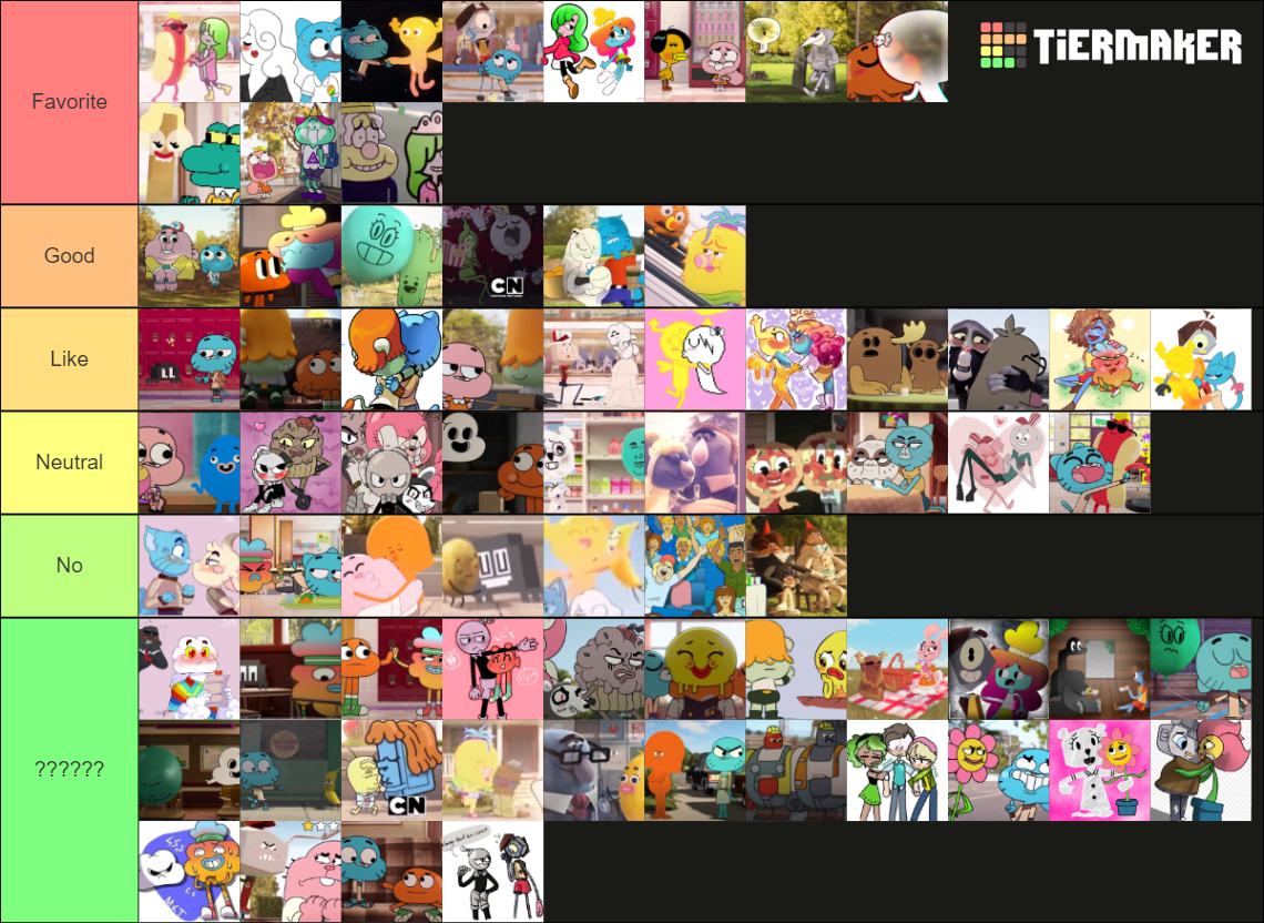 TAWOG ships Tier List (Community Rankings) - TierMaker