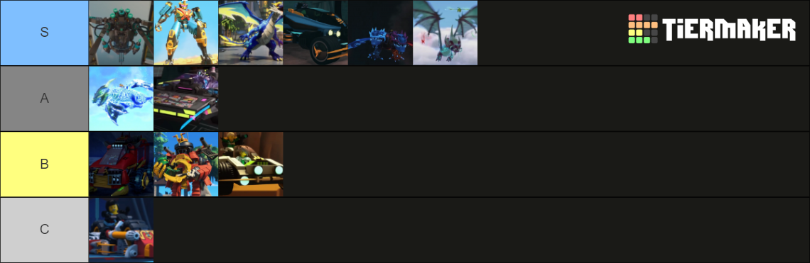 Ninjago Nya Vehicles Tier List (Community Rankings) - TierMaker
