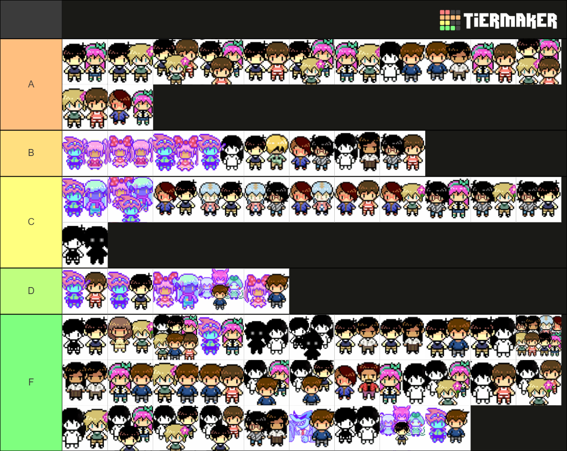 All OMORI ships (69 total) Tier List (Community Rankings) - TierMaker
