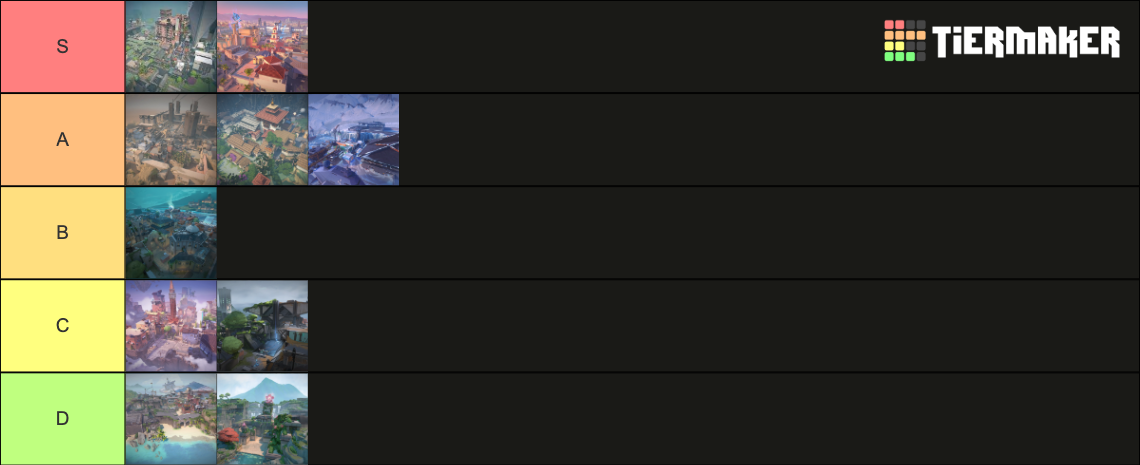 Valorant Maps (September 2023) Tier List (Community Rankings) - TierMaker